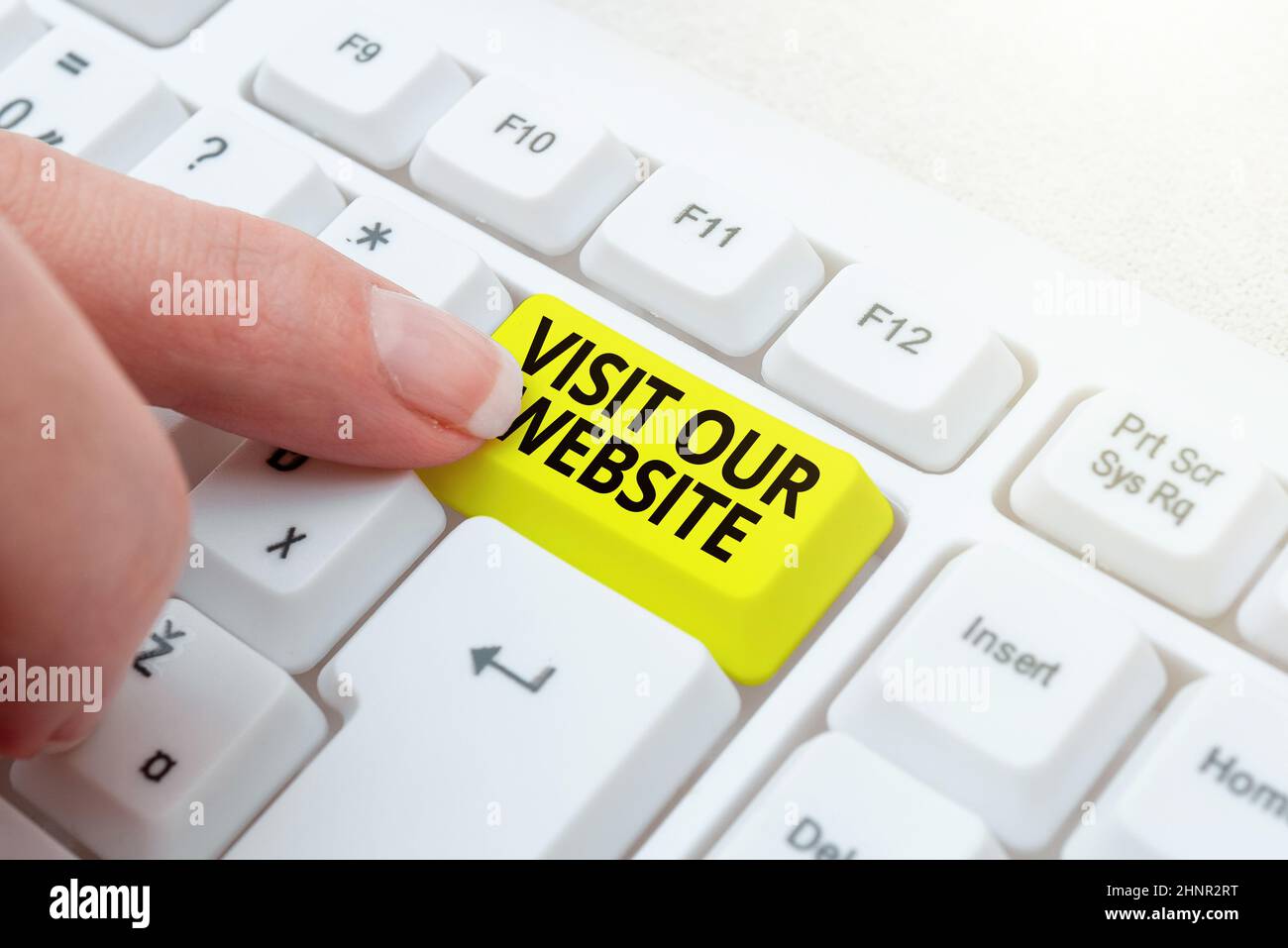 Textschild zeigt Besuchen Sie unsere Website, Business Showcase ...