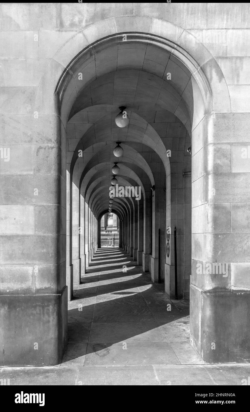 Manchester arcade Schwarzweiß-Stockfotos und -bilder - Alamy