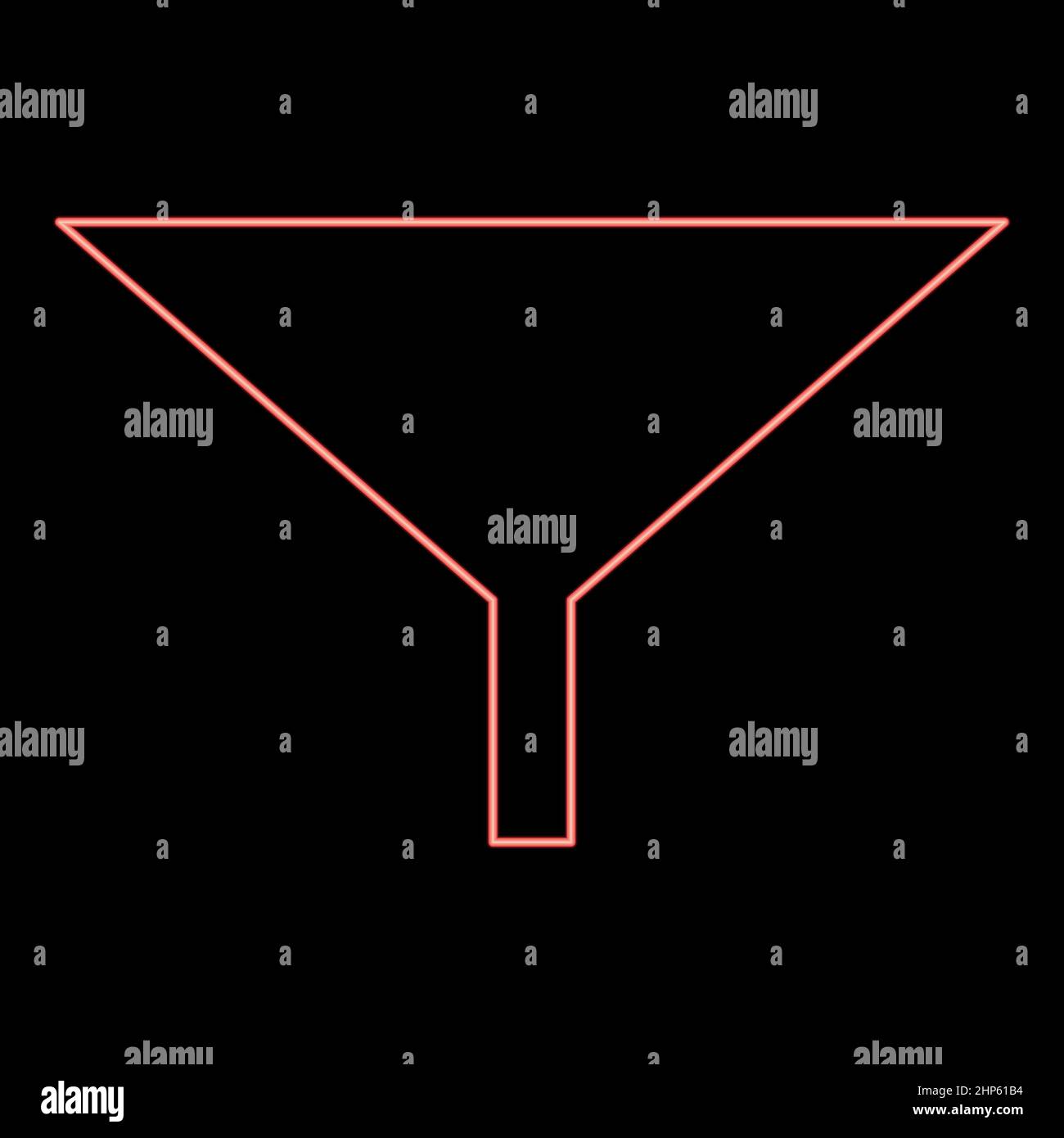 Roter trichter Stock-Vektorgrafiken kaufen - Alamy