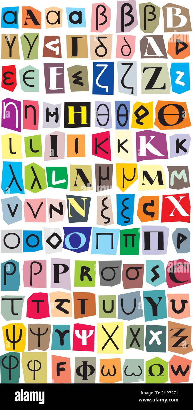 Griechisches alphabet -Fotos und -Bildmaterial in hoher Auflösung – Alamy