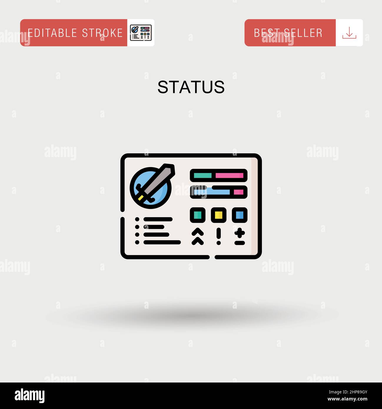 Satus symbol Stock-Vektorgrafiken kaufen - Alamy