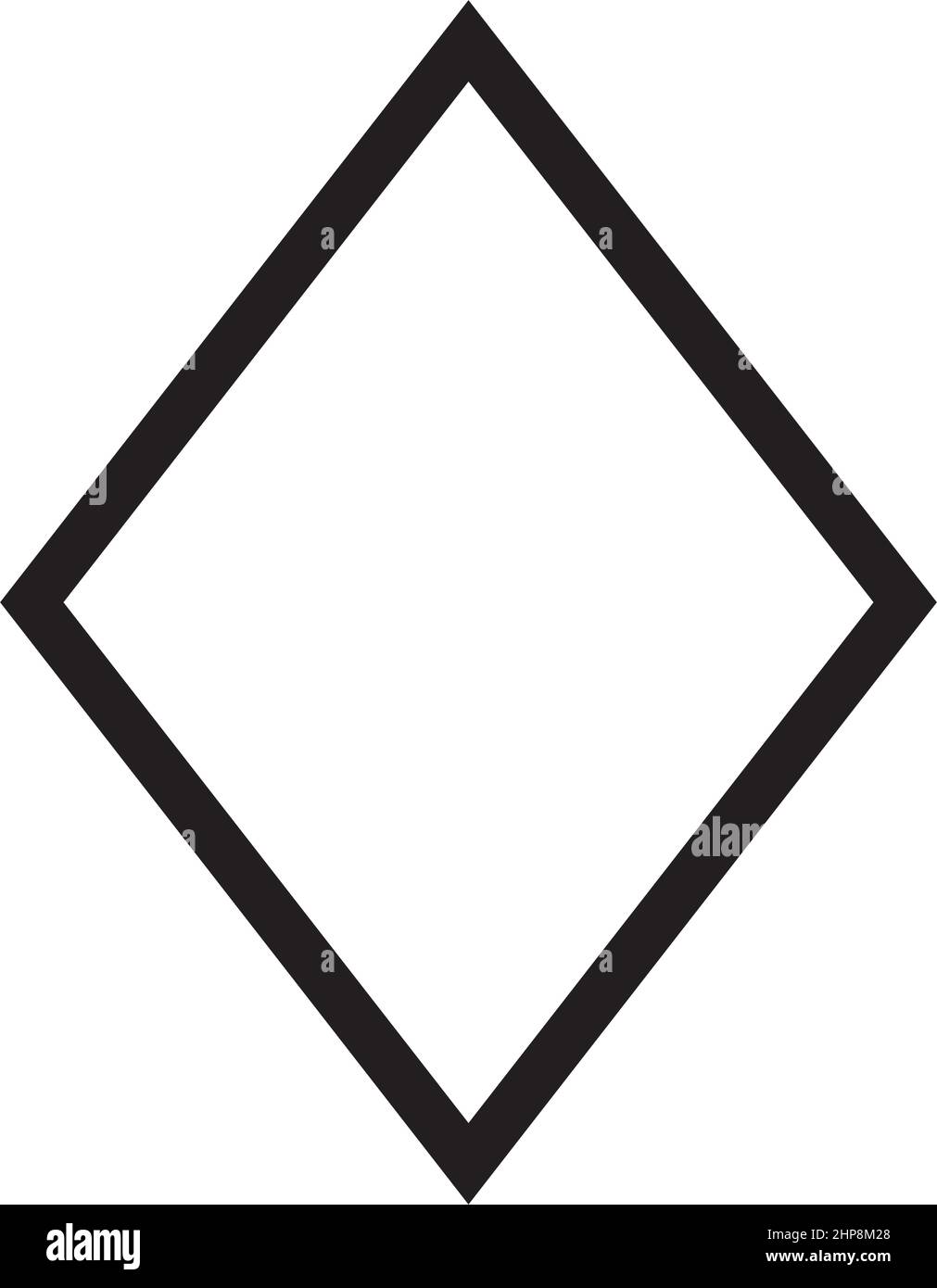 Rhombus-Form Symbol Vektor-Symbol für kreative Grafik-Design ui-Element ...