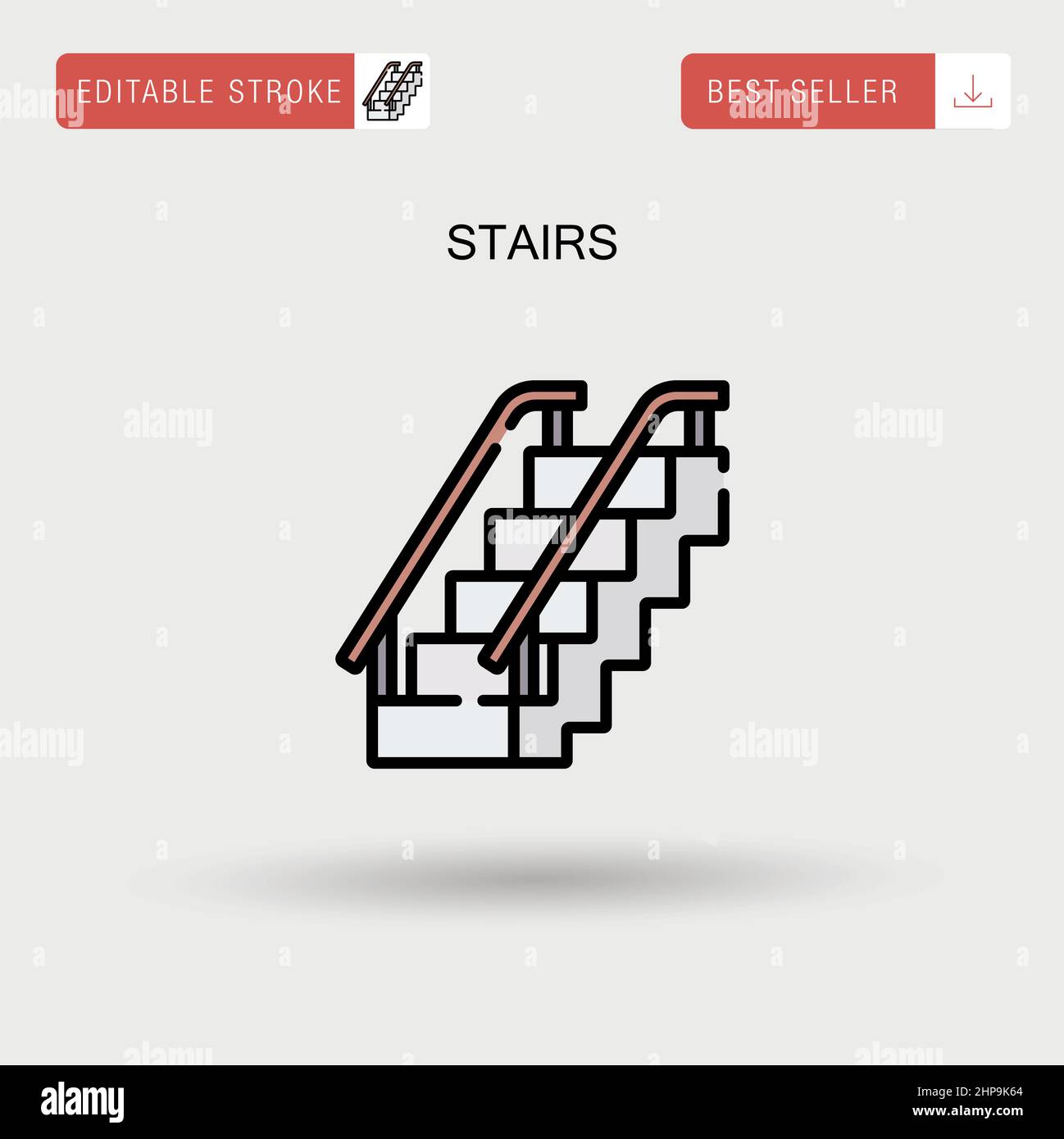 Climbing stairs Stock-Vektorgrafiken kaufen - Alamy