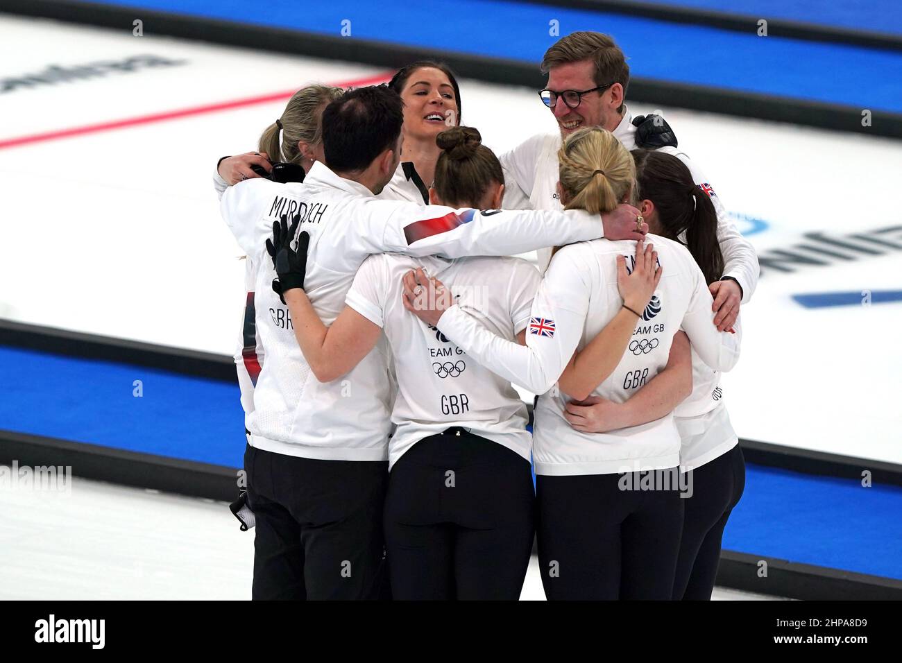Großbritannien-Trainer David Murdoch, Eve Muirhead, Vicky Wright ...