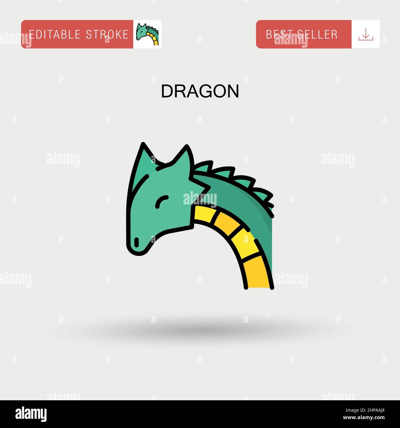 Dragon icon -Fotos und -Bildmaterial in hoher Auflösung – Alamy