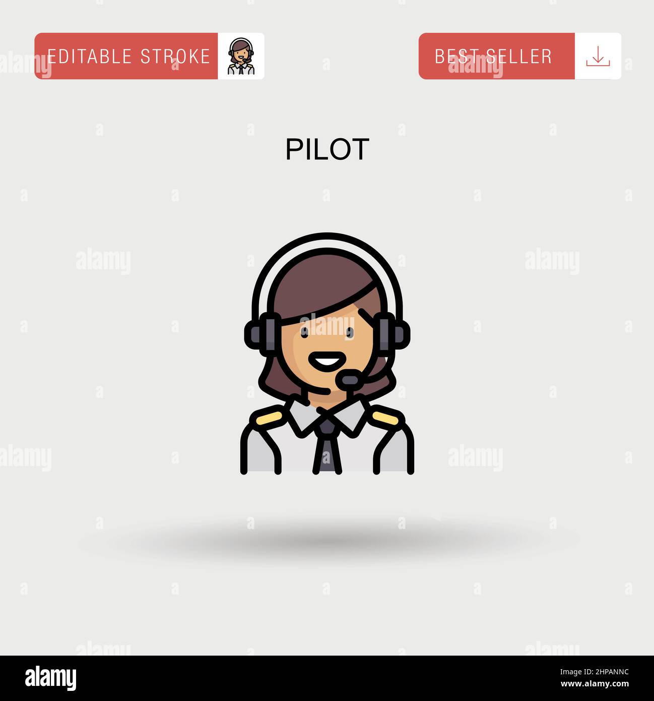 Frau pilot Stock-Vektorgrafiken kaufen - Alamy