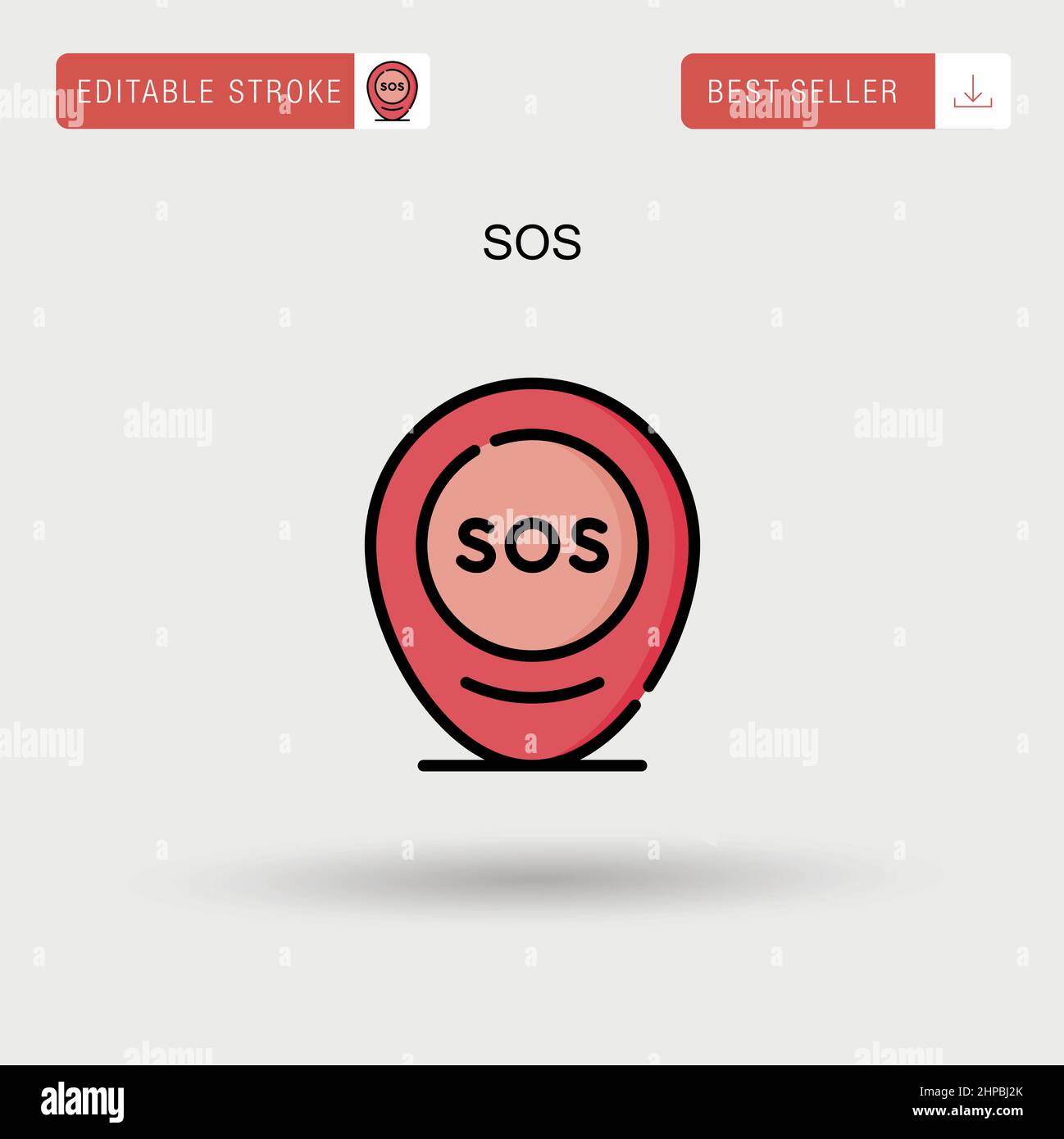 Sos logo Stock-Vektorgrafiken kaufen - Alamy