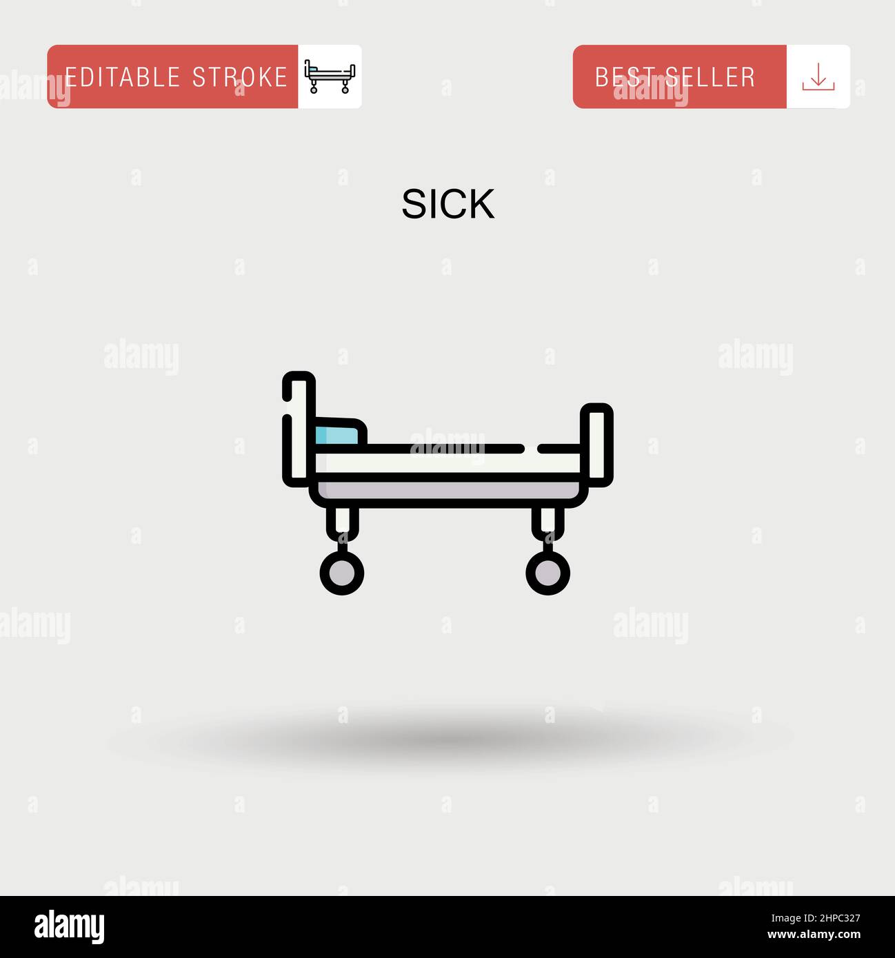 Krankes symbol Stock-Vektorgrafiken kaufen - Alamy