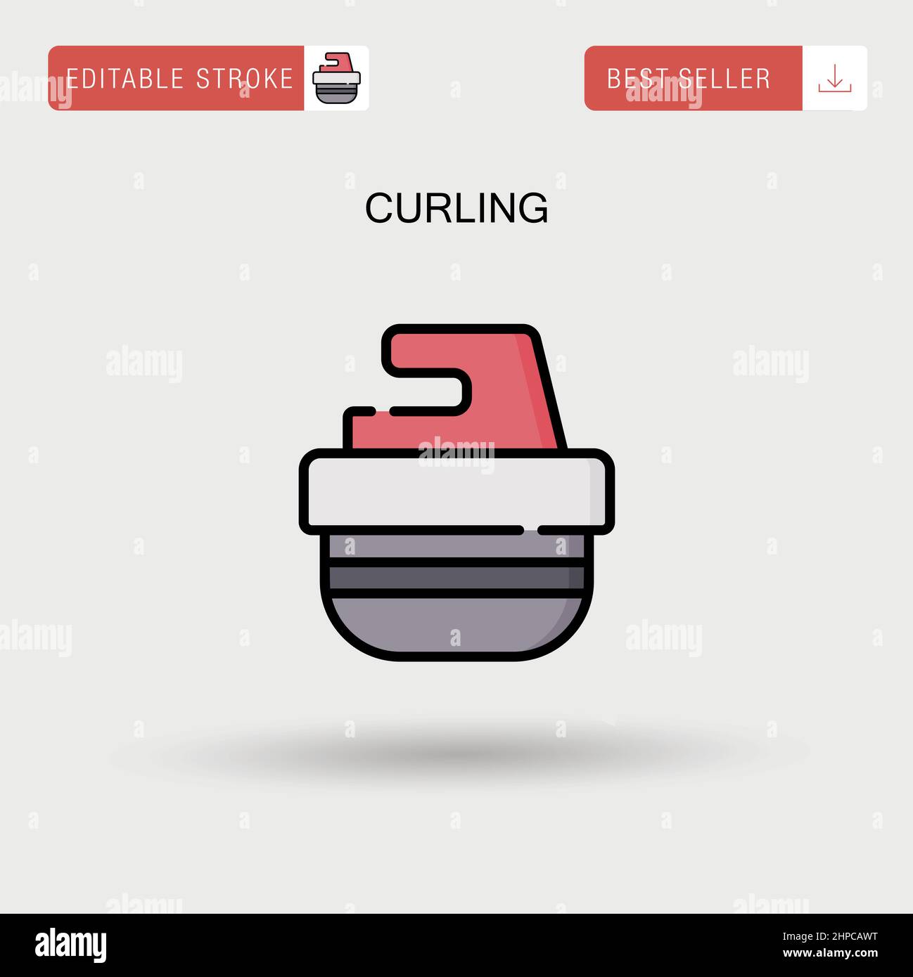 Curling vektor -Fotos und -Bildmaterial in hoher Auflösung – Alamy