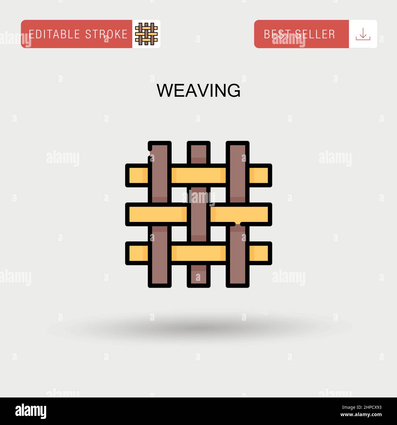 Weaving cloth Stock-Vektorgrafiken kaufen - Alamy
