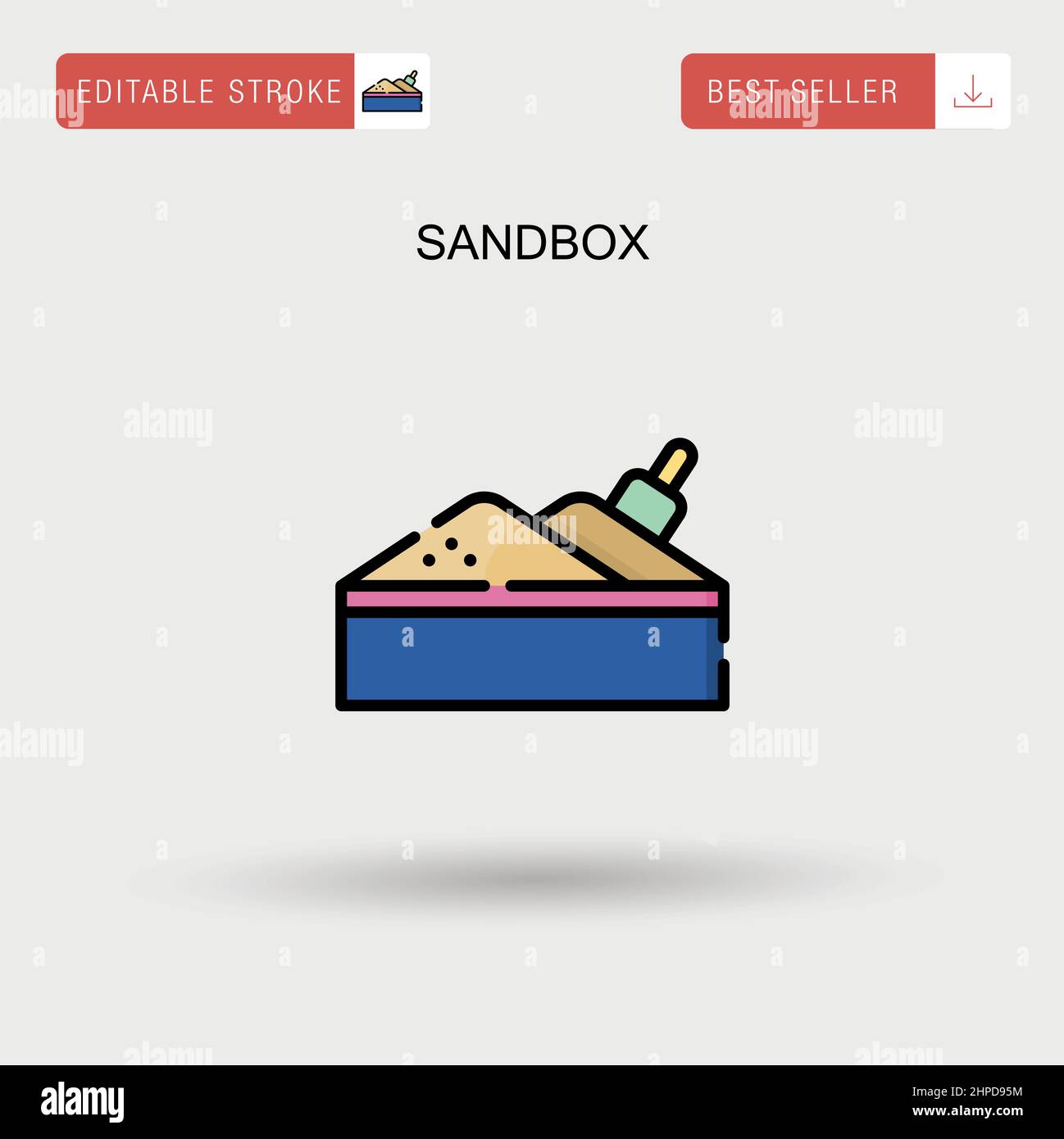 Sandkasten symbol -Fotos und -Bildmaterial in hoher Auflösung – Alamy