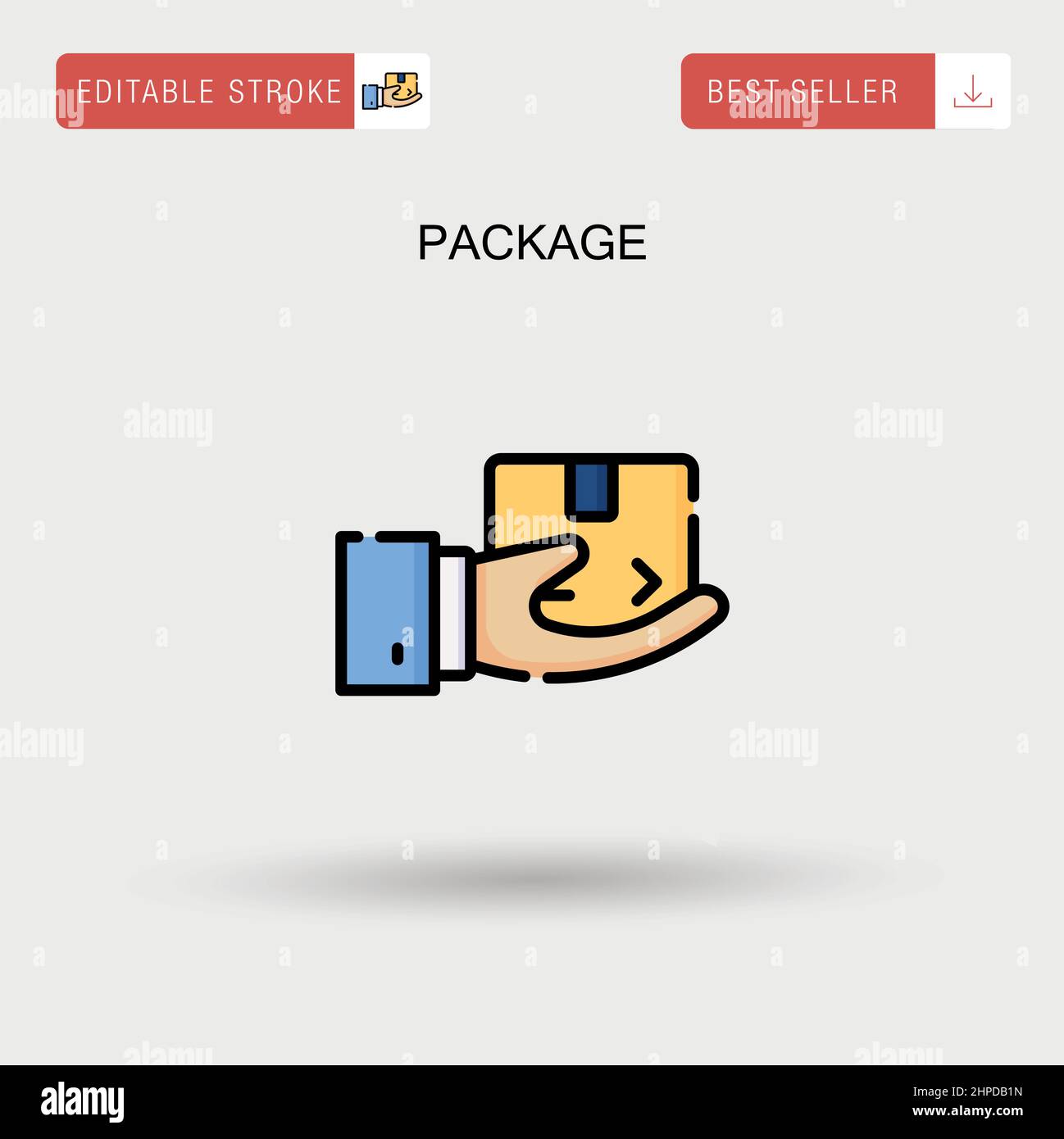 Paket icon Stock-Vektorgrafiken kaufen - Alamy