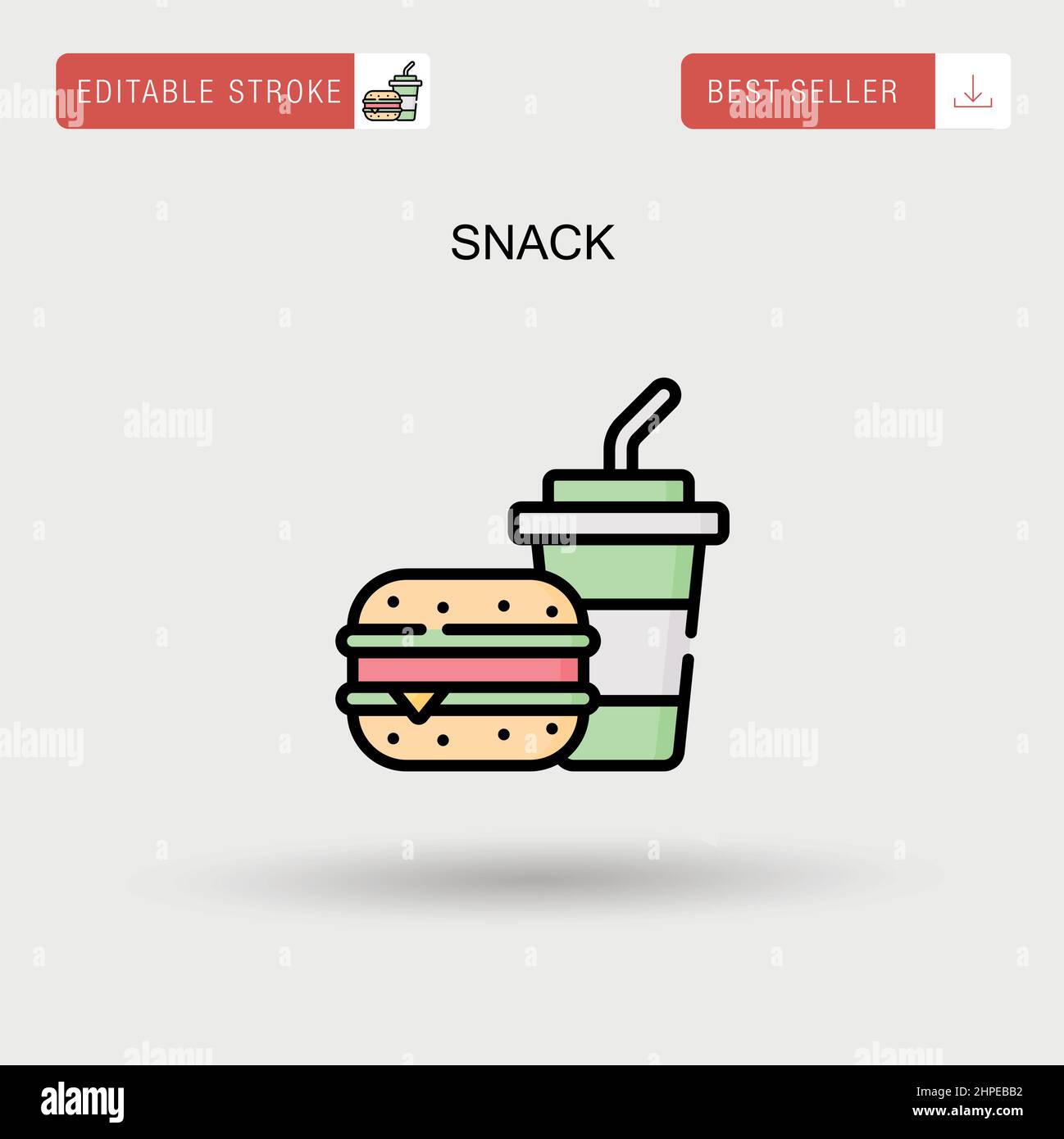 Snackbar symbol -Fotos und -Bildmaterial in hoher Auflösung – Alamy