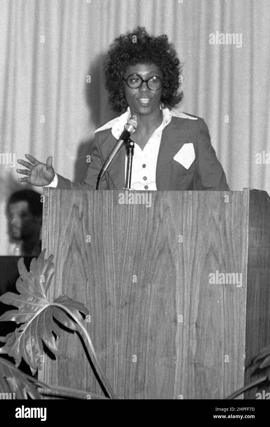 Bern Nadette Stanis um 1970 Credit: Ralph Dominguez/MediaPunch ...