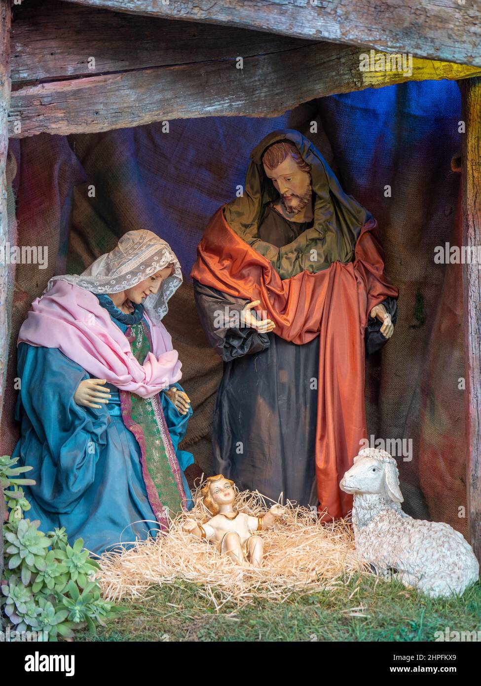 Krippe figur holz Stockfotos und -bilder Kaufen - Alamy