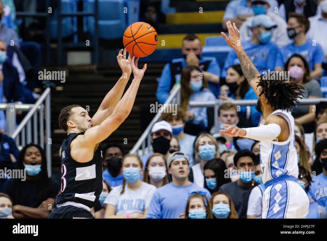 21. Februar 2022: Der Wächter der Louisville Cardinals Jarrod West (13 ...