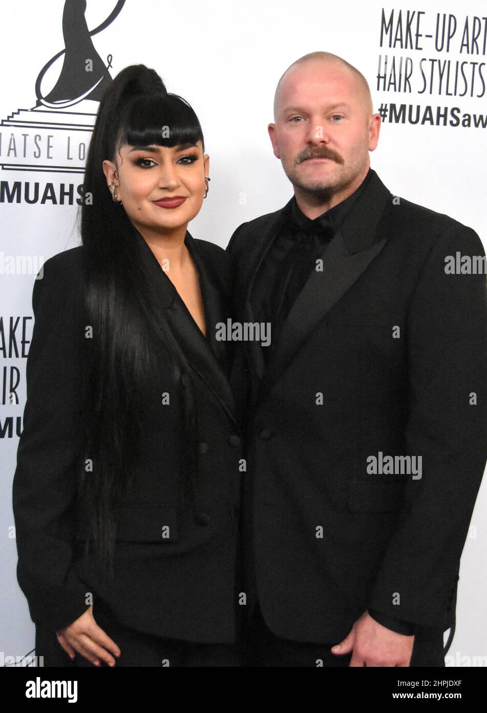 Beverly Hills, California, USA 19th February 2022 Jen Fregozo und Ryan ...