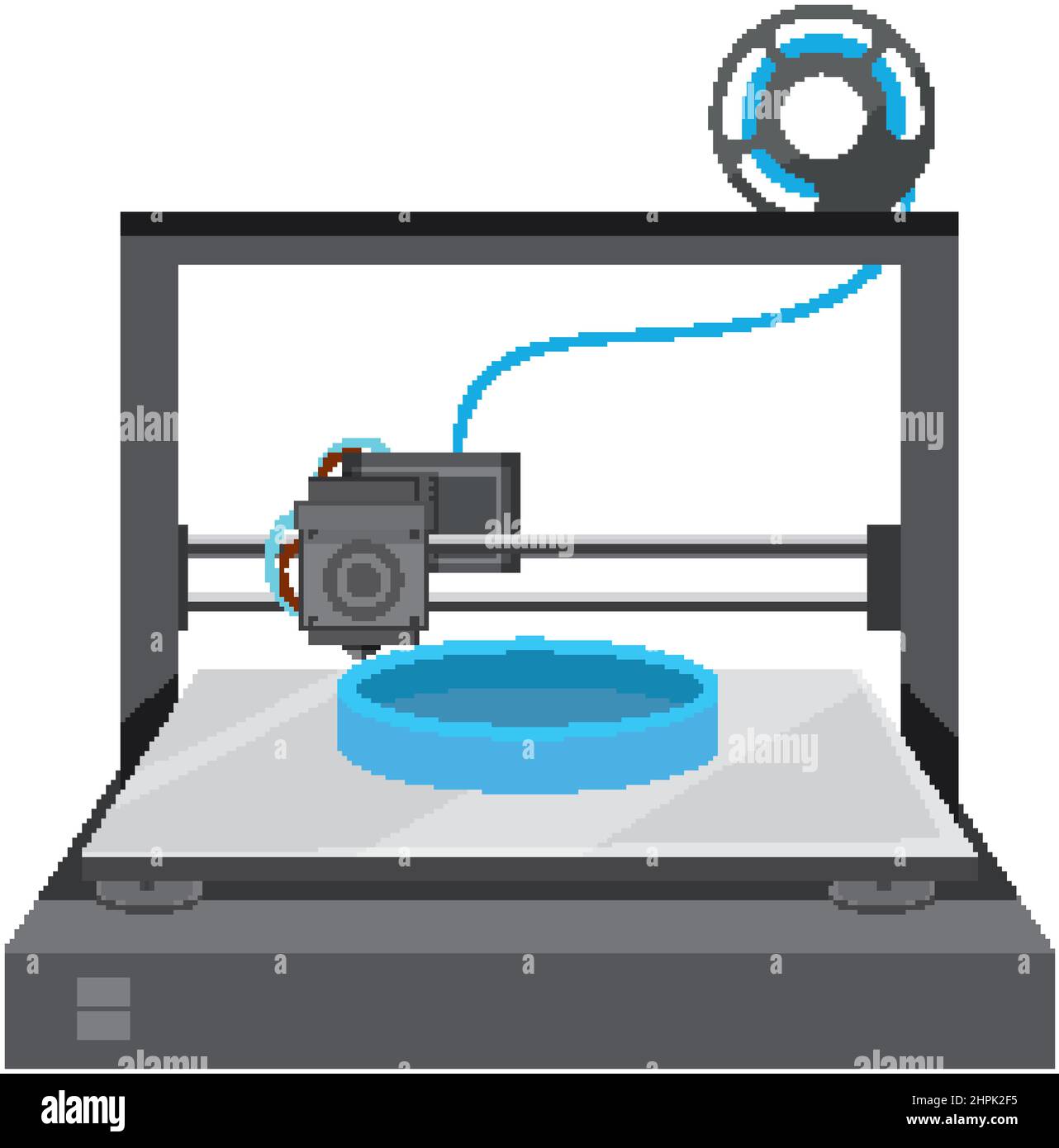 3d drucker cartoon Stock-Vektorgrafiken kaufen - Alamy