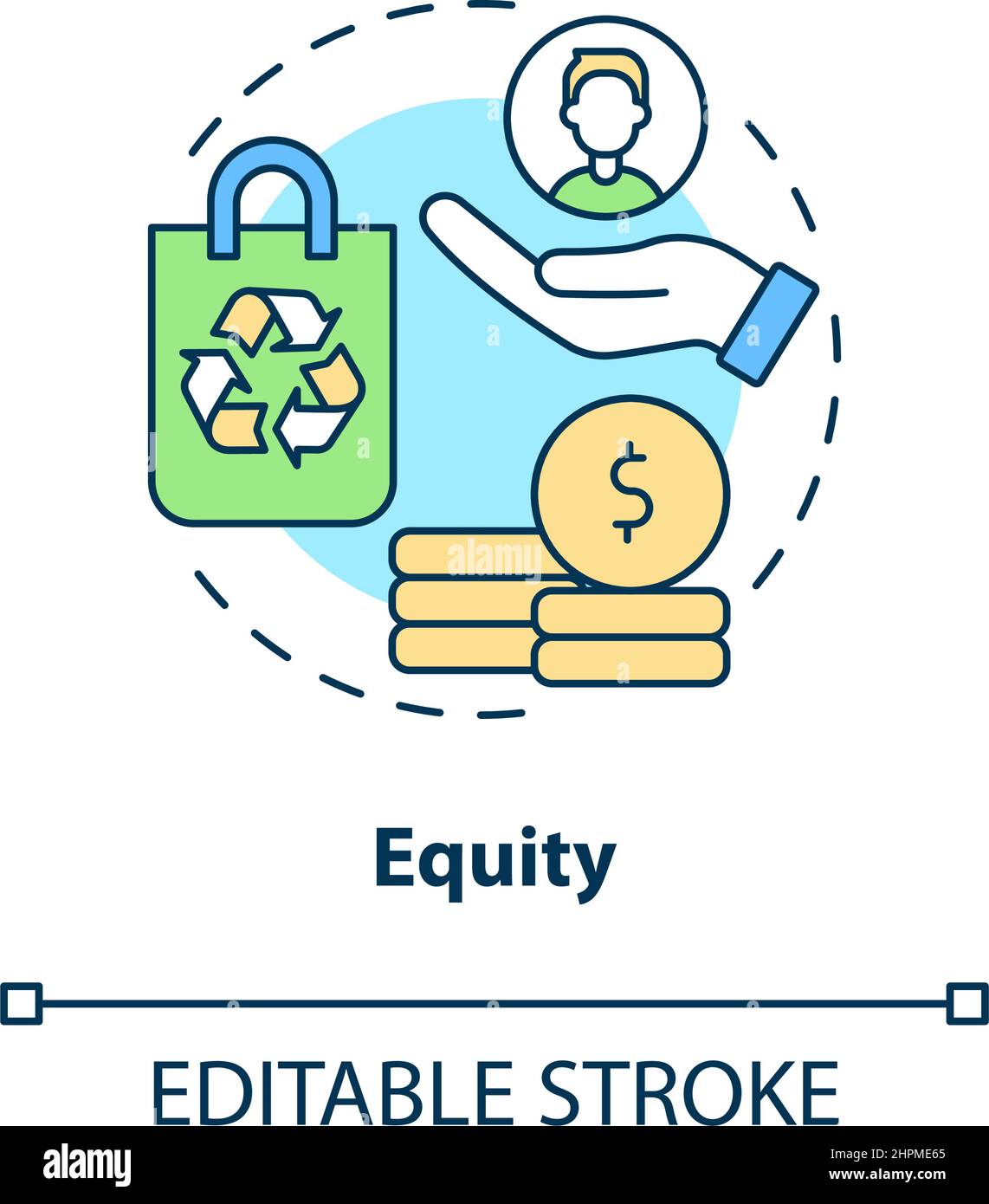 Equality equity Ausgeschnittene Stockfotos und -bilder - Alamy
