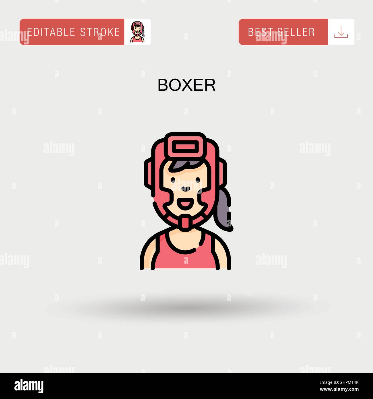 Boxer dog cartoon Stock-Vektorgrafiken kaufen - Alamy