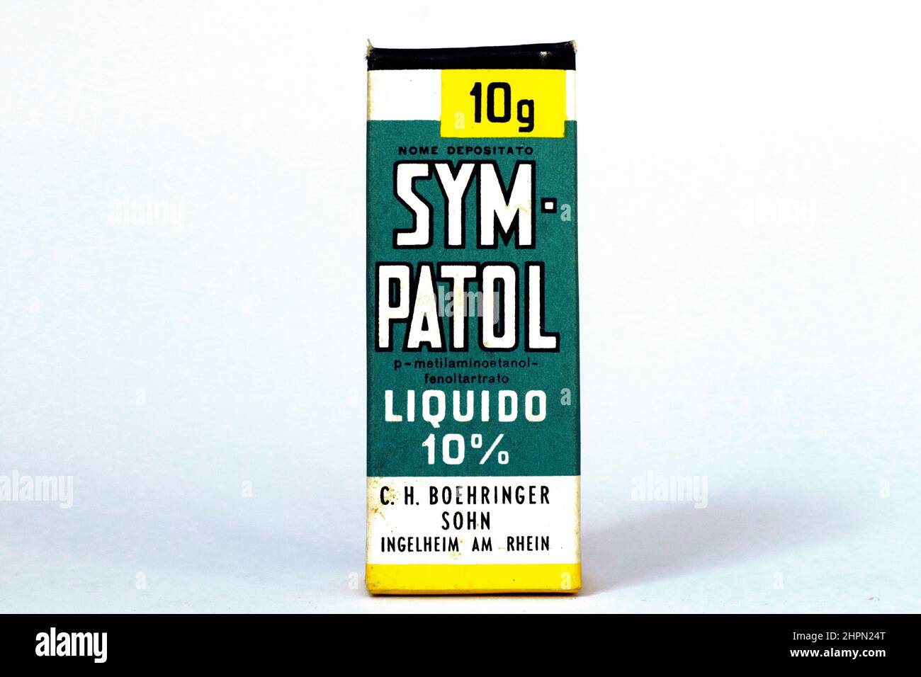 Jahrgang 1950s SYMPATOL Derivat der Adrenalin Tropfflasche ...