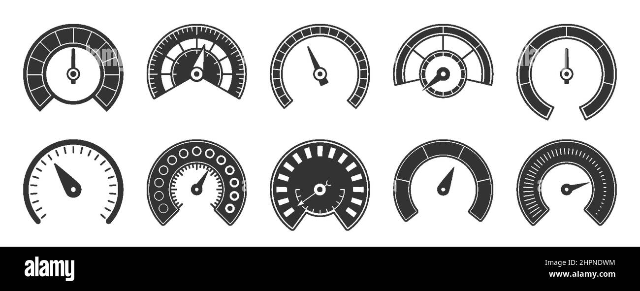 Tachometer tacho dial gauge Schwarzweiß-Stockfotos und -bilder - Alamy