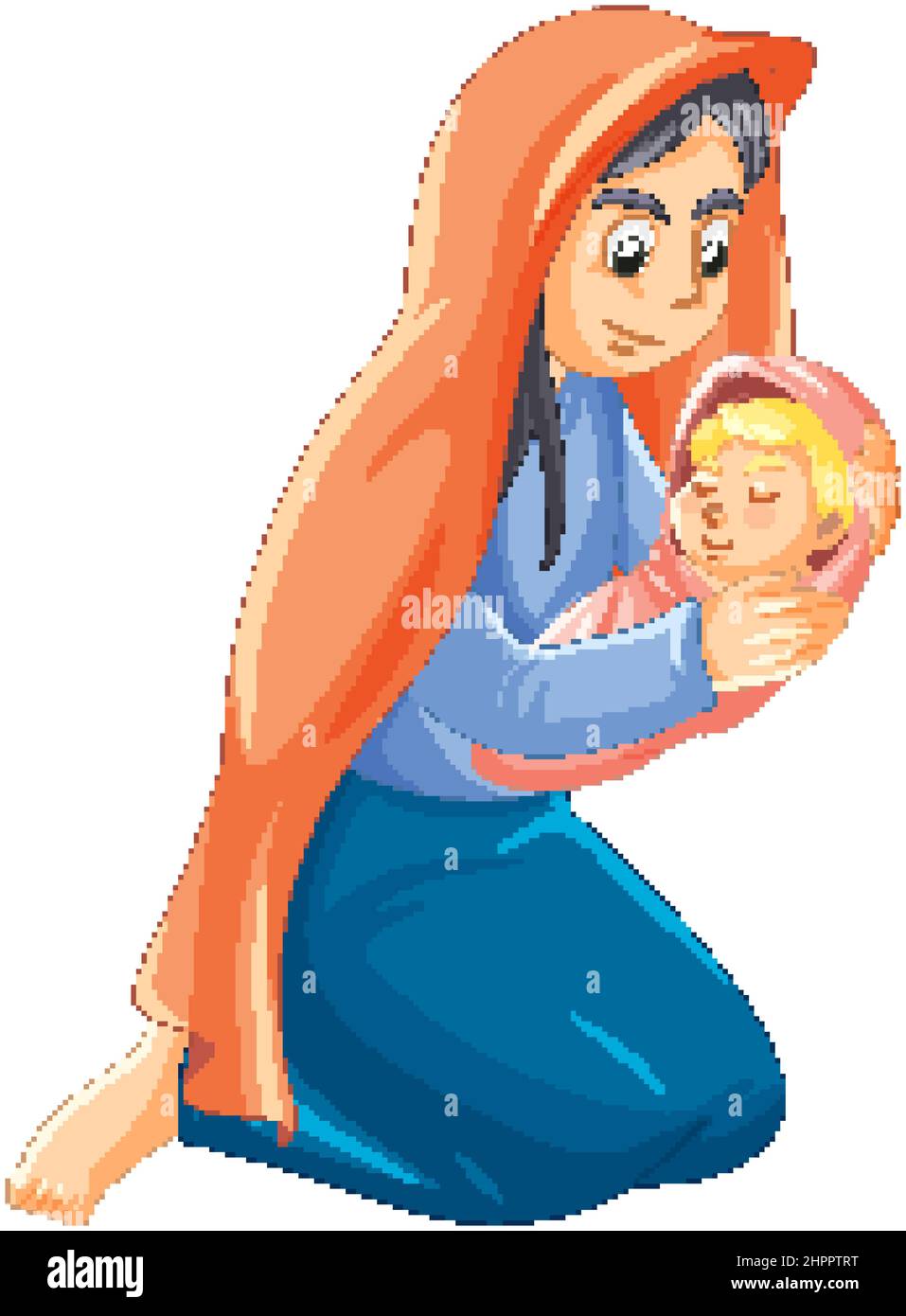 Mary jesus cartoon design -Fotos und -Bildmaterial in hoher Auflösung – Alamy