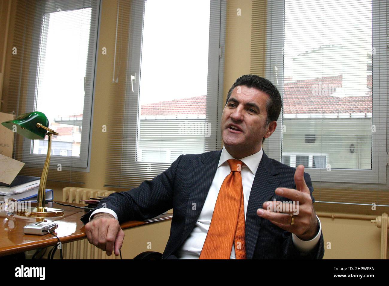 ISTANBUL, TÜRKEI - 31. DEZEMBER: Turkiye Degisim-Parteipräsident und ...