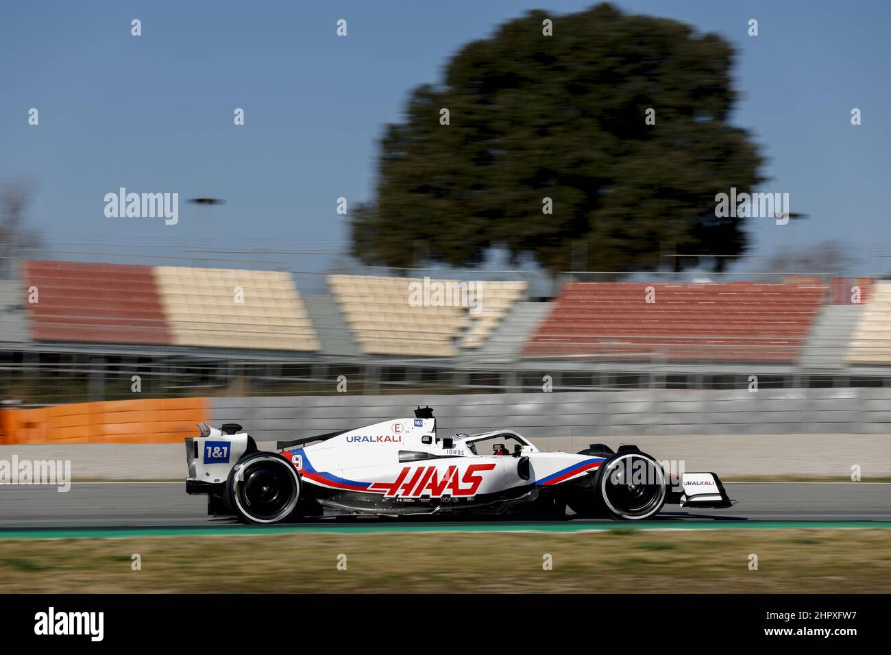 Barcelona, Spanien, 23/02/2022, 09 MAZEPIN Nikita (rus), Haas F1 Team ...