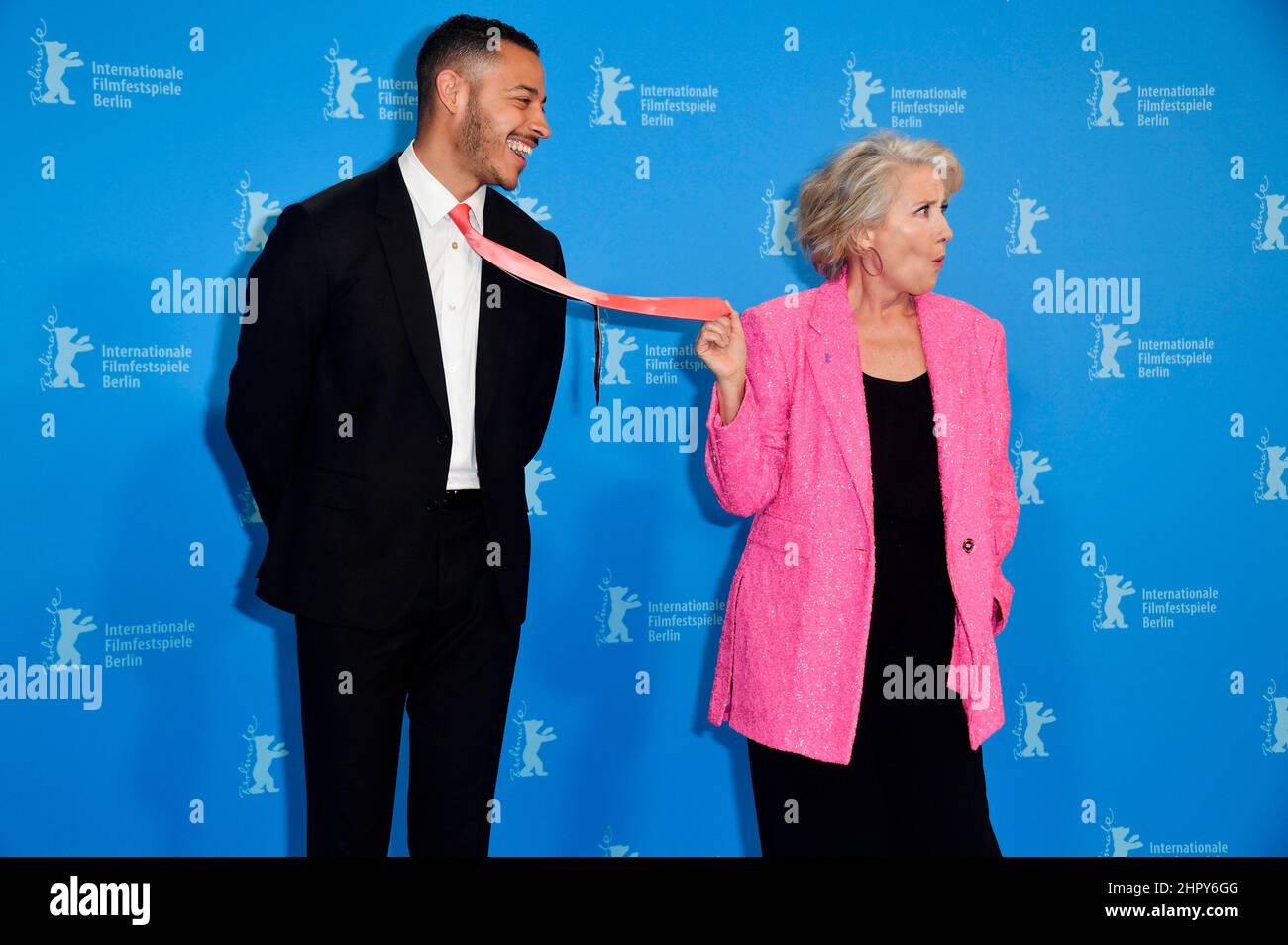 Daryl McCormack und Emma Thompson beim Fotofilm „Good luck to you, Leo ...