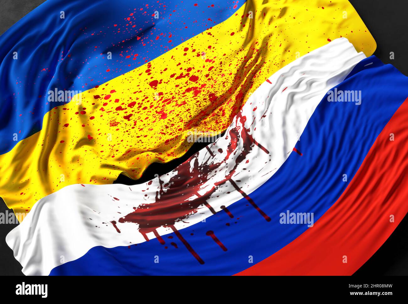Russland und die Ukraine Krieg, Konflikt, Konfrontation. Kämpfe ... Russland und die Ukraine Krieg, Konflikt, Konfrontation. Kämpfe ...