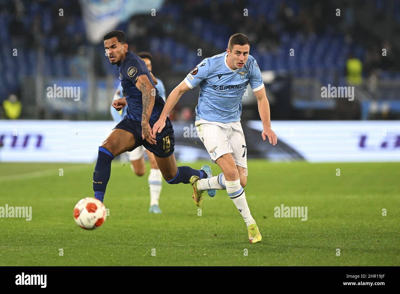 Adam Marušic von der SS LAZIO in Aktion während der Play-offs der ...