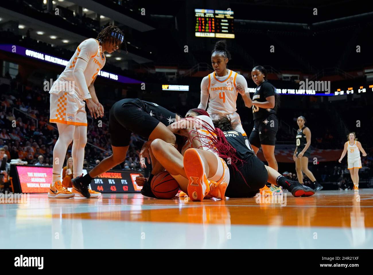 24. Februar 2022: Tamari Key #20 der Tennessee Lady Vols und Charlotte ...