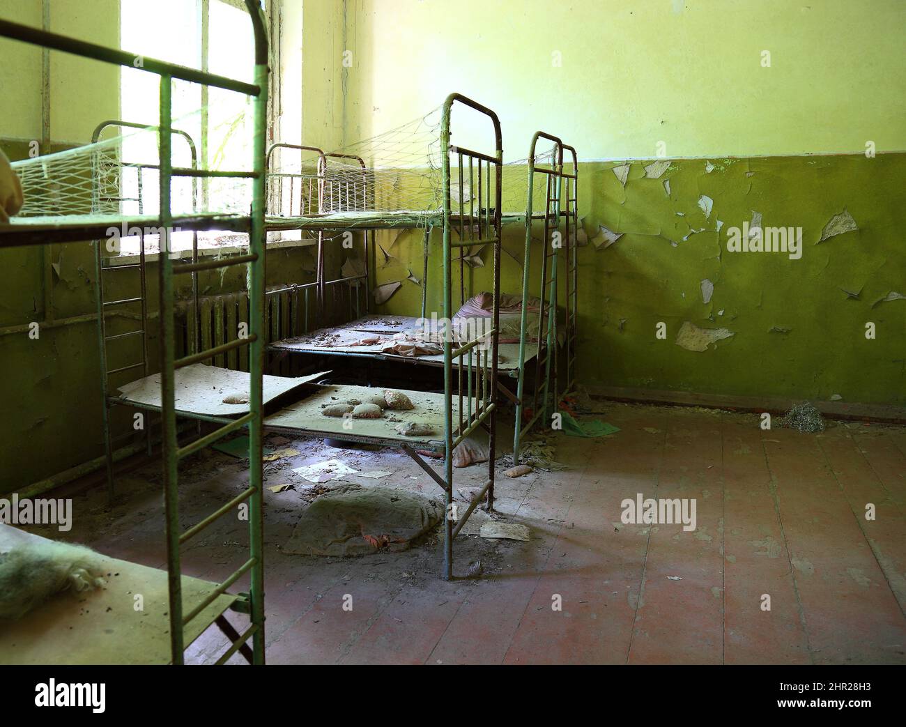 Ukraine, Sperrzone, in der unbewohnbaren 30 Kilometer langen Zone um ...