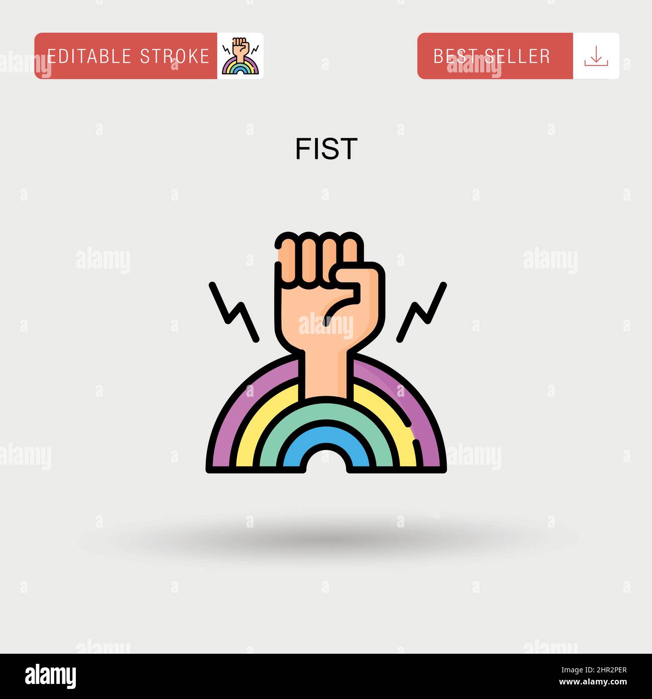 Faust symbol logo Stock-Vektorgrafiken kaufen - Alamy