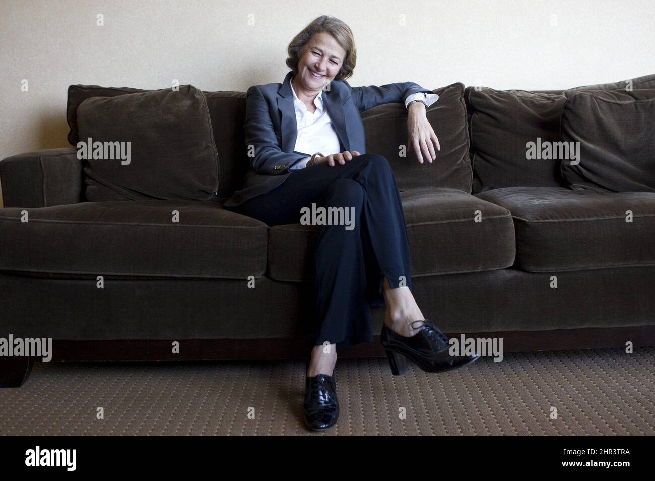 Die Schauspielerin Charlotte Rampling wirbt am Montag, den 12 ...