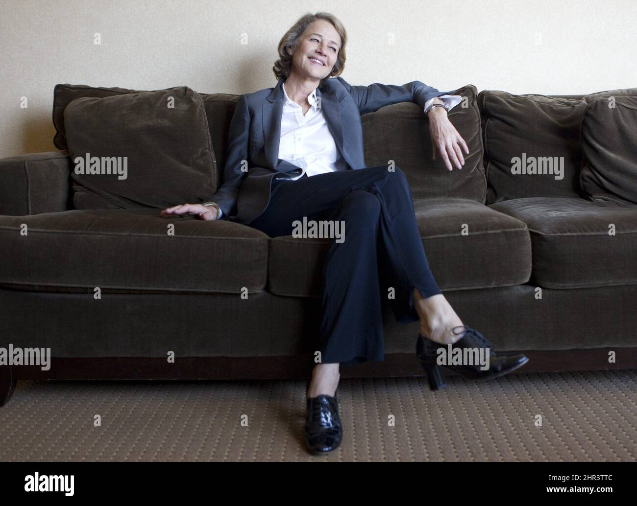 Die Schauspielerin Charlotte Rampling wirbt am Montag, den 12 ...