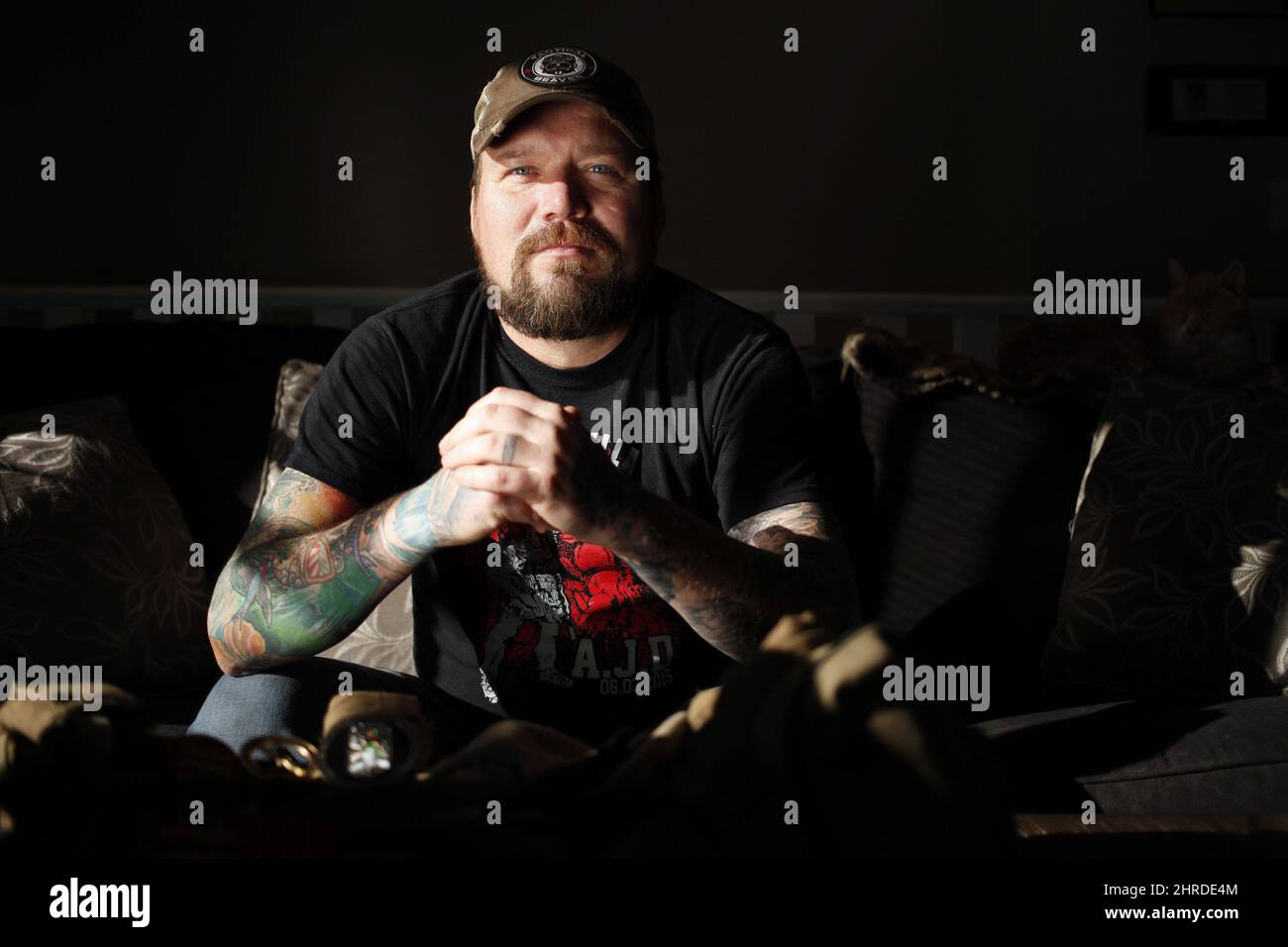 Toby Miller, ein ehemaliges Mitglied des kanadischen Special Operations ...