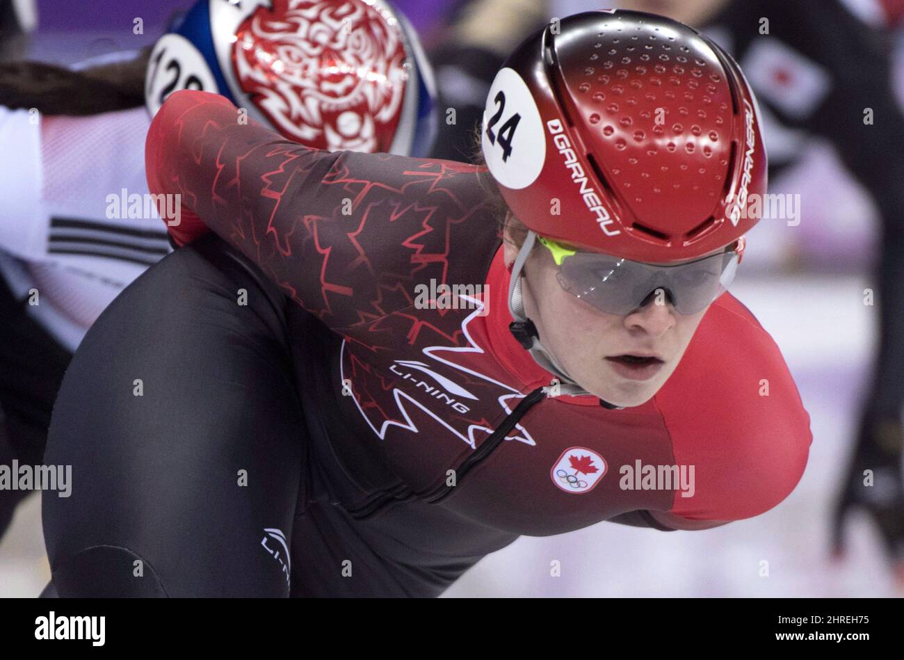 Die Kanadain Kim Boutin aus Sherbrooke, Que., tritt bei den Olympischen ...