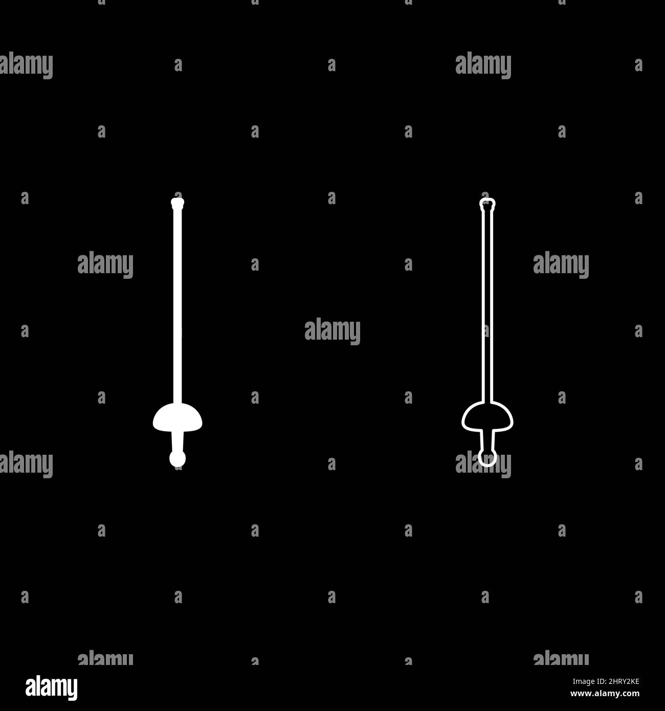 Mittelalterliche kalte waffe Stock-Vektorgrafiken kaufen - Alamy