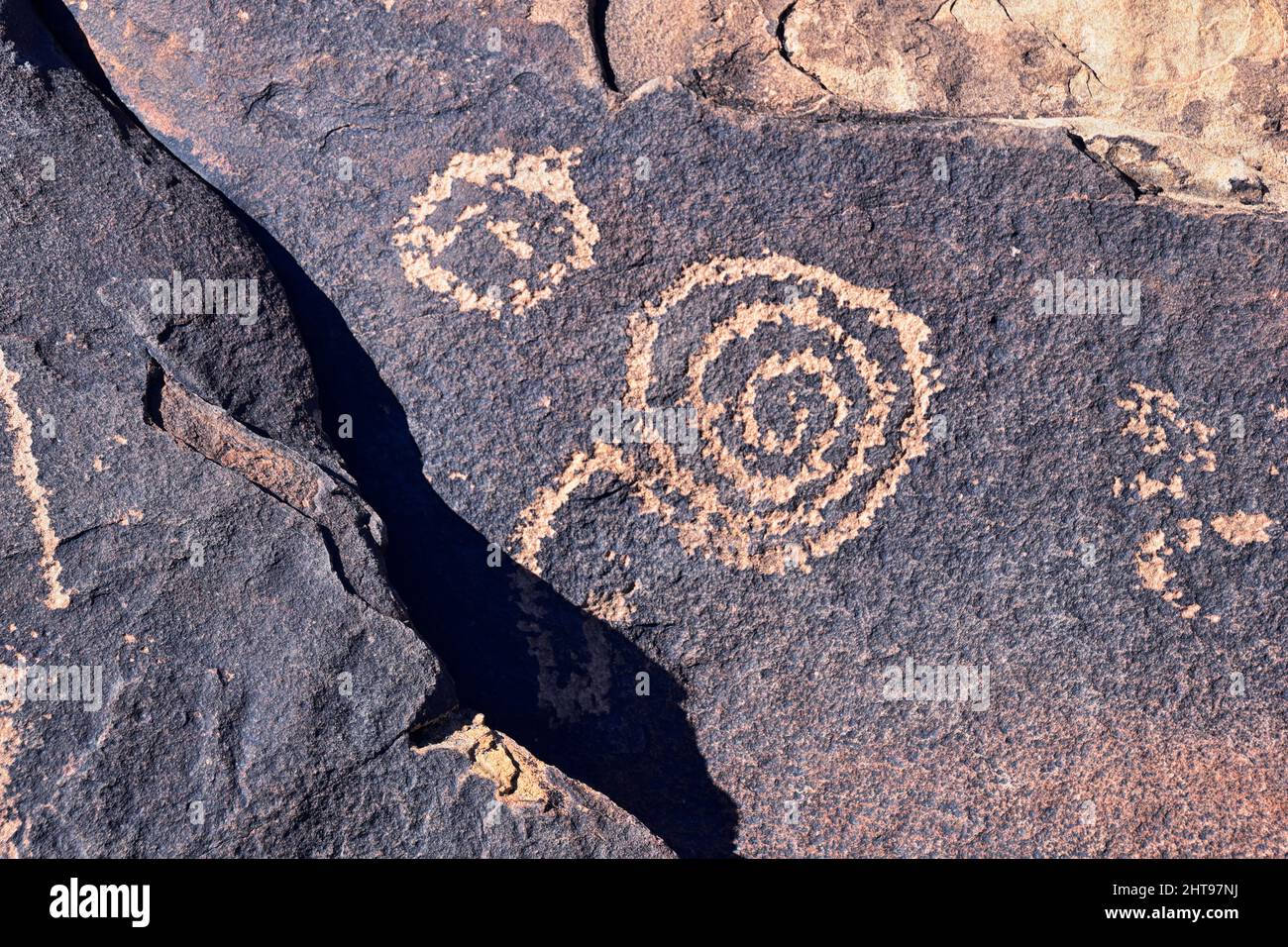 Felszeichnungen Felsmalereien St. George Utah auf dem Land Hill von ...