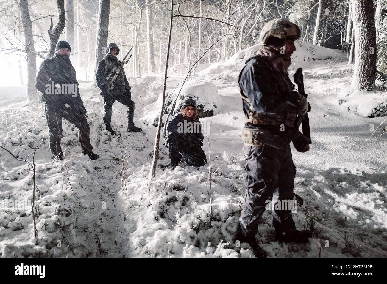 SCHWARZE KRABBE, (aka SVART KRABBA), vorne, von links: Erik Enge, Noomi ...