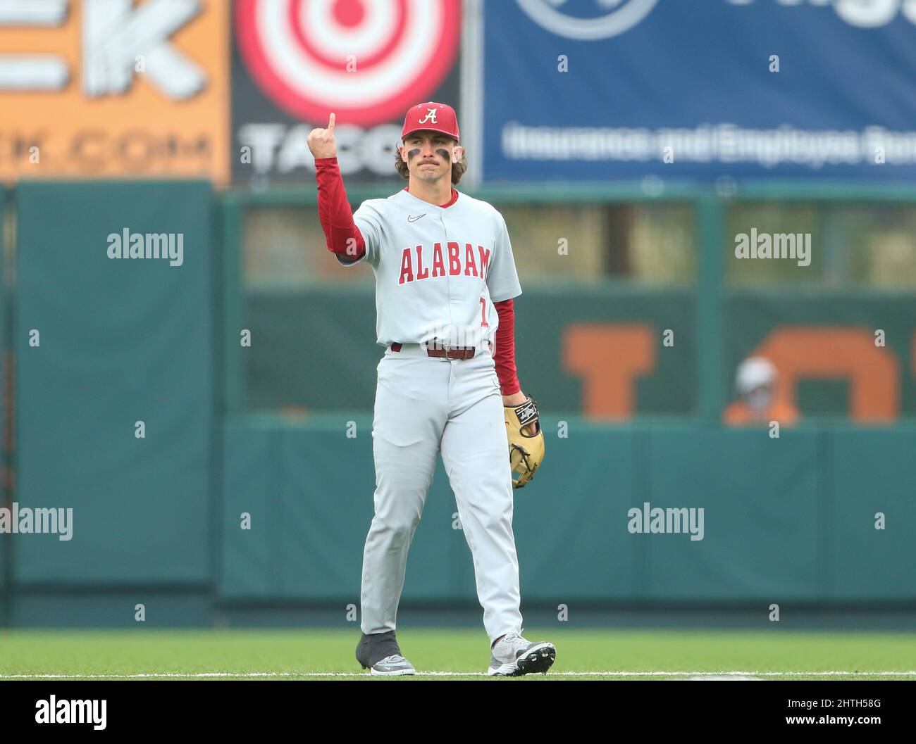 26. Februar 2022: Der texanische Mittelfeldspieler Douglas Hodo (7 ...