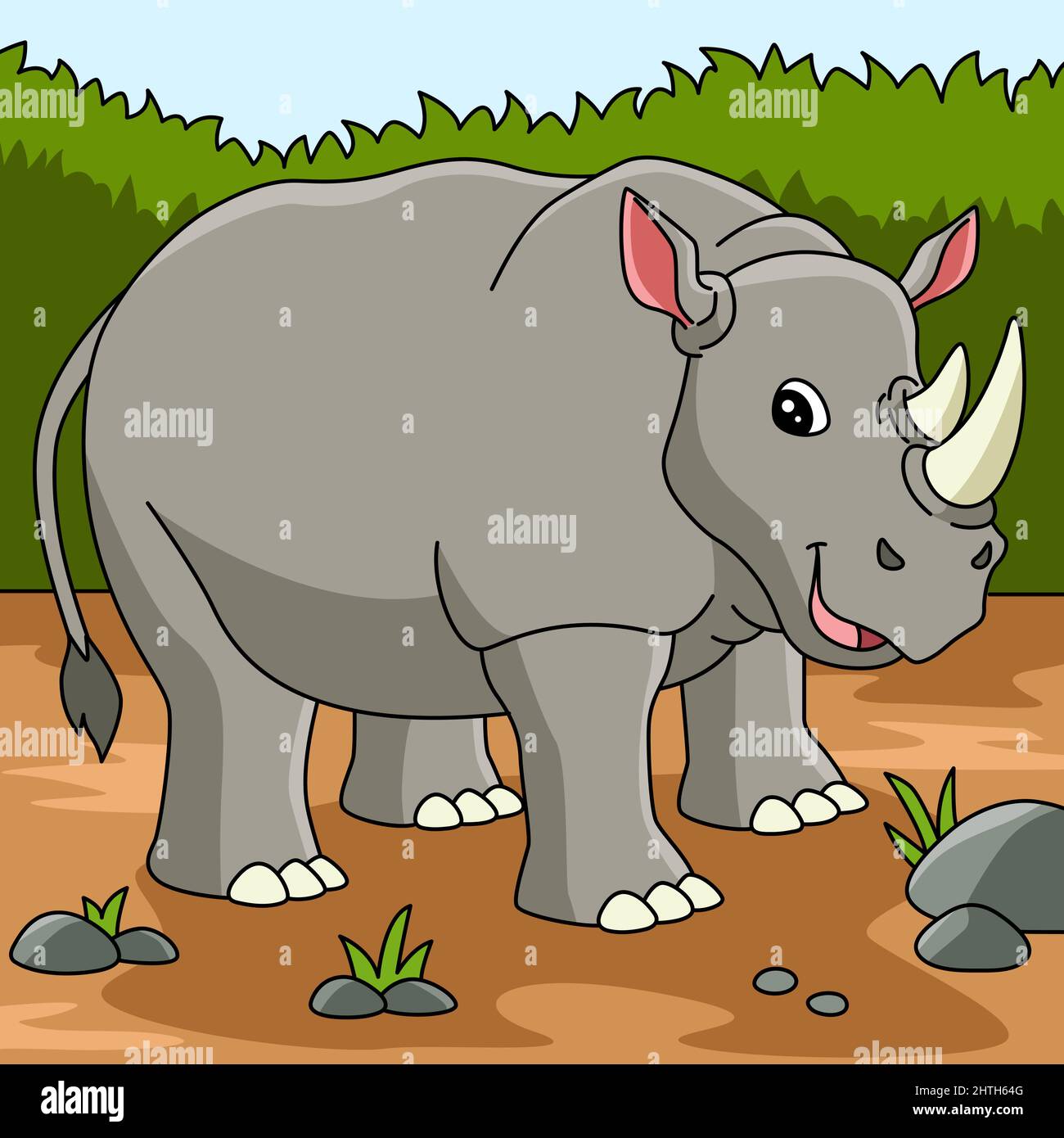 Rhino zeichnung -Fotos und -Bildmaterial in hoher Auflösung – Alamy