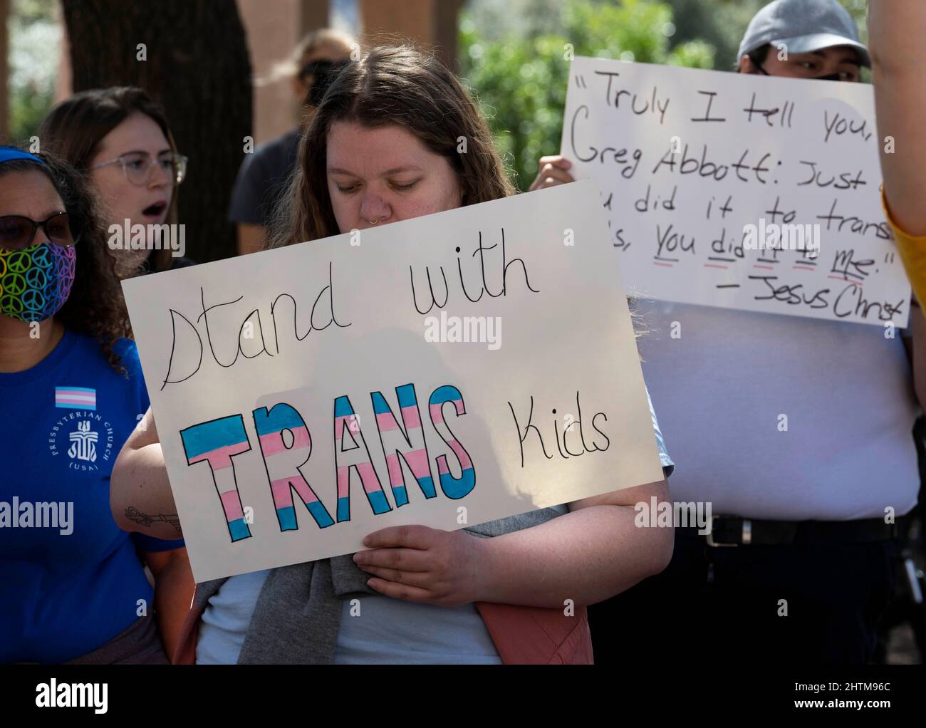 Austin, TX, USA. 1. März 2022. Transgender-Jugendliche aus Texas, ihre ...