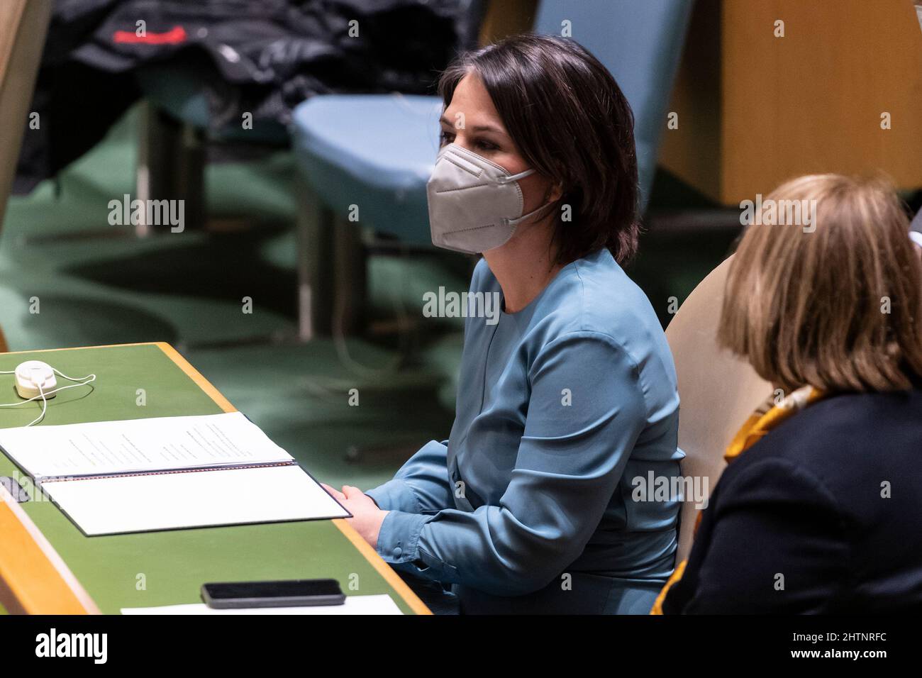 Baerbock vereinte nationen -Fotos und -Bildmaterial in hoher Auflösung – Alamy