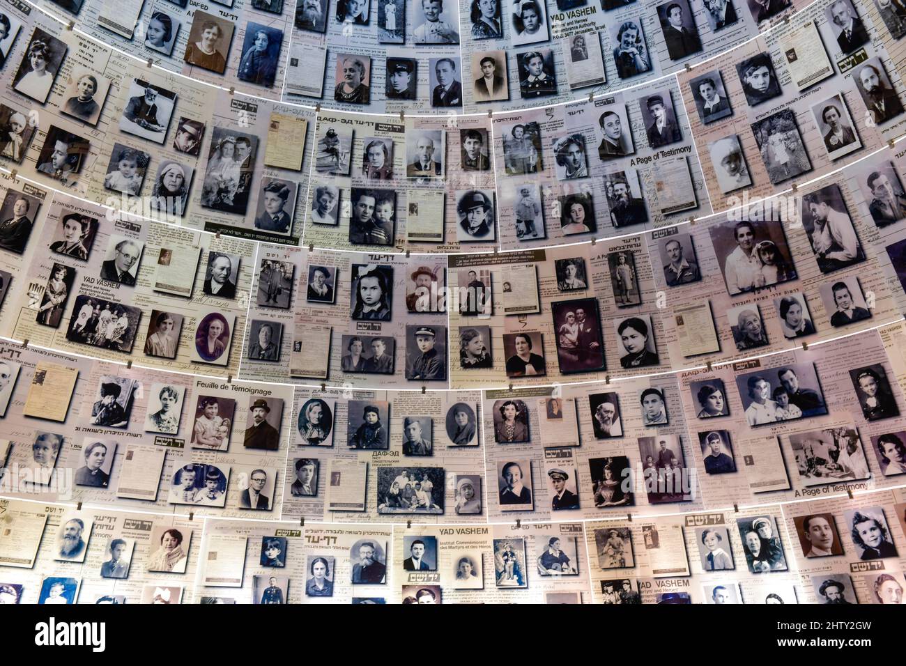 Hall of Names, Yad Vashem Holocaust Memorial, Jerusalem, Israel ...