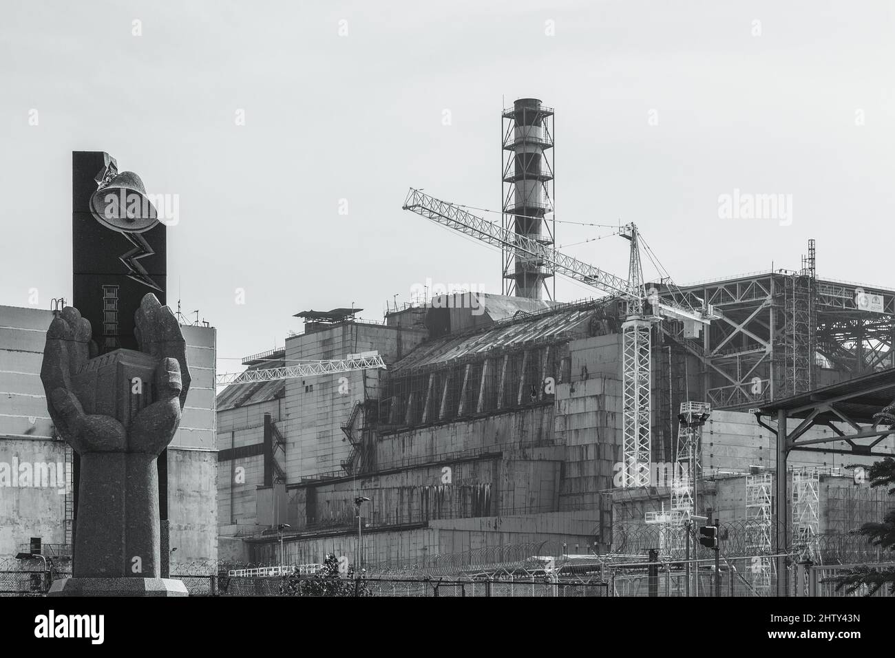 Kernkraftwerk Tschernobyl, Sperrzone Tschernobyl, Ukraine ...