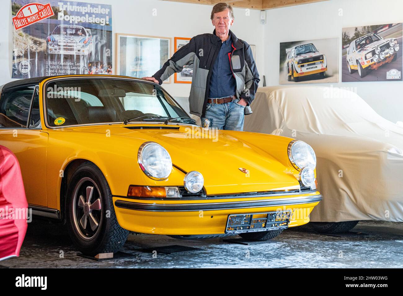 St. Englmar, Deutschland. 24.. Februar 2022. Zweifacher Rallye ...