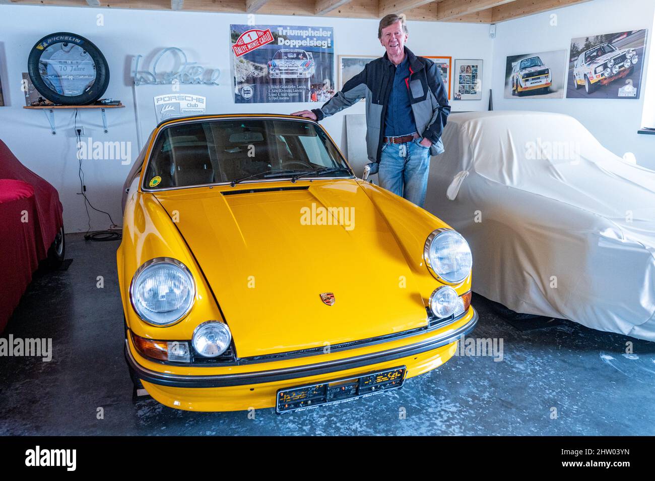 St. Englmar, Deutschland. 24.. Februar 2022. Zweifacher Rallye ...